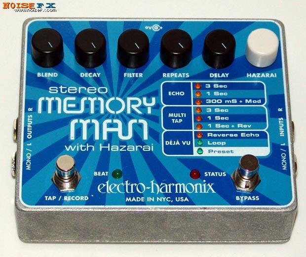 NoiseFX - Electro Harmonix Stereo Memory Man with Hazarai